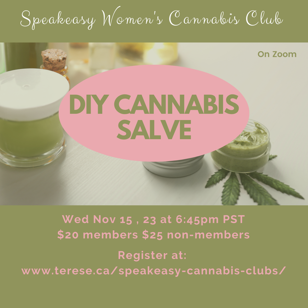 DIY Cannabis Salve - SWCC - Terese Bowors